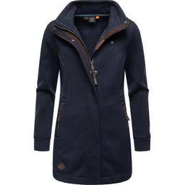 Ragwear Sweatjacke 'Letrice' Damen Gr&ouml;&szlig;e 6XL navy / braun