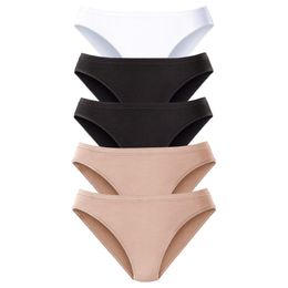 Petite Fleur Taillenslips Damen Gr&ouml;&szlig;e M hellbeige / schwarz / wei&szlig;