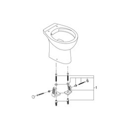 Grohe Bau Keramik Stand-Tiefspül-WC alpinweiß 39430000 39430000