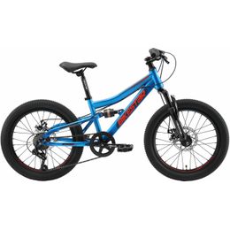Bikestar Kinderfahrrad, 7 Gang Shimano RD-TY21 Schaltwerk, Kettenschaltung, blau