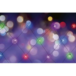 Deltaco Nordic Home LED Lichternetz, mehrfarbig, 120 x 150 cm