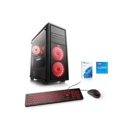 CSL Speed L5110 Gaming-PC (Intel® Core i5 12400F, GeForce RTX 4060, 16 GB RAM, 1000 GB SSD, Luftkühlung), schwarz