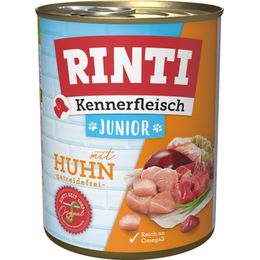 Rinti Kennerfleisch Junior Huhn 12x800 g