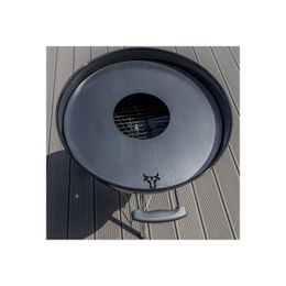 tuning-art Grillplatte GR01-80 Grillring Feuerplatte Plancha BBQ-Platte 80cm für Kugelgrill