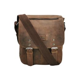 Landleder Messenger Bag Casualbag Kompakt Westerntype Umhängetasche