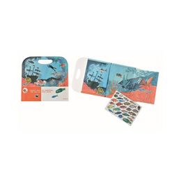 Egmont Toys Magnetspielbausteine Magnetspiel Meer 80 Teile im Koffer ähnlich wie Sticker