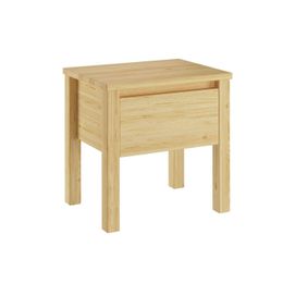 ERST-HOLZ Nachtkommode Nachttisch Kiefer massiv Bettkommode Nachtschrank mit Schublade