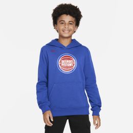 Detroit Pistons Nike NBA-Fleece-Hoodie für ältere Kinder - Blau