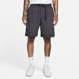 Nike gewebte Basketballshorts mit synthetischer Füllung für Herren (ca. 20,5 cm) - Schwarz