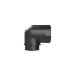 PMA Uster Anschlussarmatur, Abgewinkelt, Schwarz, M63 x 1.5, Nennweite - 48 - ALWD-M638