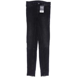 MONKI Damen Jeans, schwarz, Gr. 25