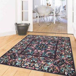 Teppich Skandinavisches Bohomuster Aubergine