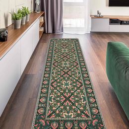 Teppich Orientalisches Persermuster Koralle