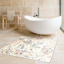 Teppich Skandinavisches Bohomuster Rosa Vintage