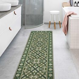 Teppich Orientalisches Persermuster Waldgrün