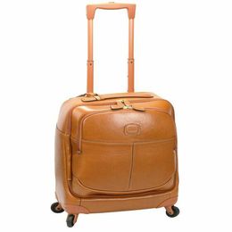 Bric'S Bric's Life Pelle 4-Rollen Businesstrolley Leder 43 cm Laptopfach cognac