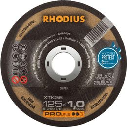 Rhodius Abrasives - rhodius XTK38, 50 Stück, 115 x 1,0 mm, Trennscheibe