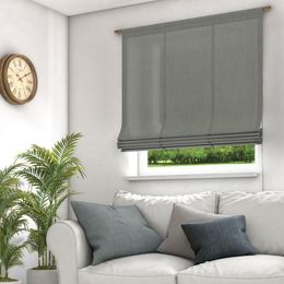 Neutex for you! Raffrollo &raquo;Mara-ECO&laquo; mit Stangendurchzug freih&auml;ngend silberfarben/grau Obermaterial: 100% Polyester 140 cm
