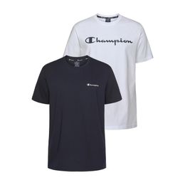 Champion T-Shirt Packung, 2er-Pack marine, wei&szlig; 3XL 3XL 2er-Pack T-Shirt von Champion