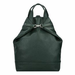 Jost Vika XChange Handtasche Leder 30 cm bottlegreen