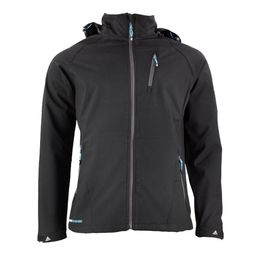 Peak Mountain Softshelljacke "Celesior" in Schwarz - XL