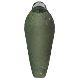 Grüezi Bag Grüezi Bag - Biopod Wolle Survival Ice XXL - Daunenschlafsack Gr 205 cm - 235 x 95 x 67 cm Zip: Right Grün