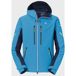 Sch&ouml;ffel SCH&Ouml;FFEL Outdoorjacke &raquo;Softshell Jacket Matrei M&laquo; mit Kapuze 8320 - blau 54 54 Hohe Atmungsaktivit&auml;t und Feuchtigkeitstransport