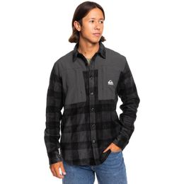 Quiksilver Langarmhemd »North Seas« Phantom Buffalo North Seas L - US-Größen US-Größen L Material: FleeceStoff aus recyceltem Polyester