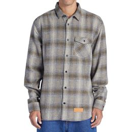 DC Shoes Langarmhemd »Marshal Flannel« Capers/ Plaza Toupe Plaid L - US-Größen US-Größen L Material: Flanellstoff aus leicht...