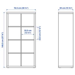 IKEA KALLAX Regal mit Untergestell