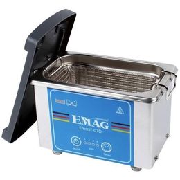 EMAG Emmi-07D Ultraschallreiniger Universal 80 W 0.5 l mit Reinigungskorb