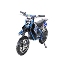 Actionbikes Motors Kinder-Crossbike Gepard, Elektro-Kindermotorrad, 500 Watt, bis 25 km/h, verstärkte Gabel, ab 5 J. (Blau)