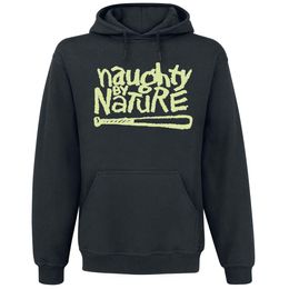 Naughty by Nature Classic Logo OPP Kapuzenpullover schwarz in L