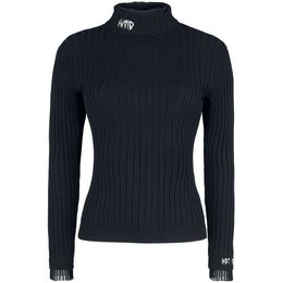 Jawbreaker Avoid Turtle Neck Sweater Sweatshirt schwarz in L
