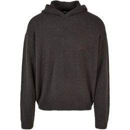 Urban Classics Oversized Chunky Hoody Sweater Kapuzenpullover schwarz in L
