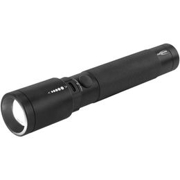 Ansmann - led Taschenlampe in schwarz T400FR - aufladbar & spritzwassergeschützt