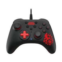 HORI HORIpad Turbo Switch (Mario) Controller Schwarz/Rot für Nintendo