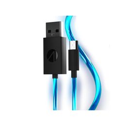 STEALTH Light Up Charging Cables for PS4 - 2m Twin Pack - Charging cable for wireless game controller - Sony PlayStation 4