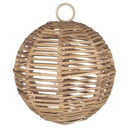 IB Laursen Weihnachtskugel Rattan, Ø 10 cm