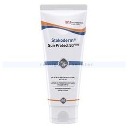 STOKOderm Sun Prodect 50 Pure 100 ml Sonnencreme, SPC100ML hocheffektife Sonnenschutzlotion, UV-A, UV-B, UV-C