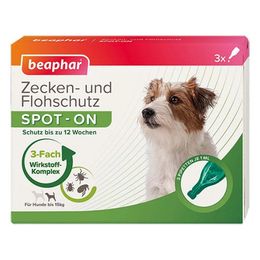 beaphar Zeckenschutzmittel Zecken- und Flohschutz SPOT-ON 3x1 ml für kleine Hunde