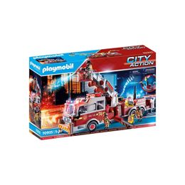 Playmobil® Konstruktionsspielsteine City Action Feuerwehr-Fahrzeug: US Tower Ladder