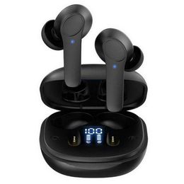 OKWISH Wireless Kopfhörer Headset Ohrhörer Earbuds Bluetooth HiFi Stereo Bluetooth-Kopfhörer (True Wireless