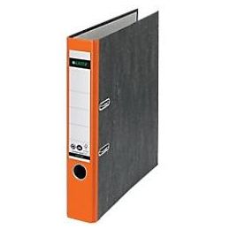 Leitz 180° Ordner DIN A4 52 mm Orange 2 Ringe 1050 Pappkarton Wolkenmarmor Hochformat