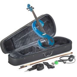 Stagg E-Violine EVN 4/4 MBL 4/4 Silent Violinen Set
