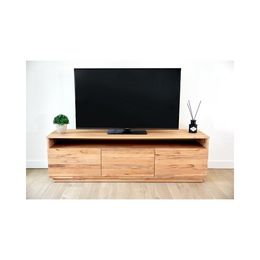 Mayaadi Home Lowboard TV-Schrank Abaro Kernbuche Natur geölt RTV Regal Lowboard Massivholz