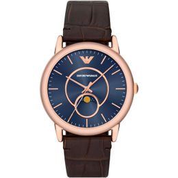 Quarzuhr Emporio Armani "AR11566" Armbanduhren rosegold (braun) Herren Hochzeitsmode Armbanduhr, Herrenuhr, analog