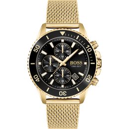 Chronograph BOSS "Admiral, 1513906" Armbanduhren goldfarben Herren Hochzeitsmode