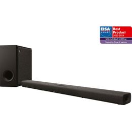 Yamaha TRUE X BAR 50A Stereo Soundbar (Bluetooth, WLAN (WiFi), 280 W, mit externem Subwoofer), grau