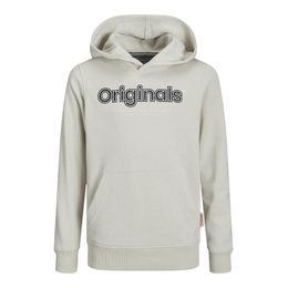 Jack & Jones Jack & Jones Junior Sweatshirt 'JNRLakewood' Jungen Gr&ouml;&szlig;e 164 beige / grau